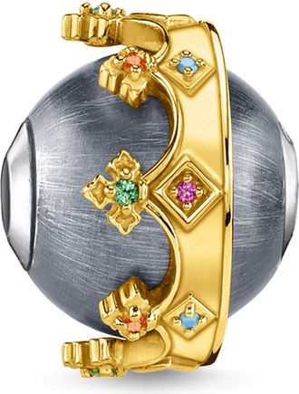 Thomas Sabo Damen Bead 925 Sterlingsilber, 750 Gelbgold Vergoldung K0347-488-7