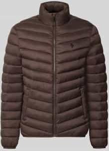 Review Regular Fit Steppjacke mit Logo-Stickerei