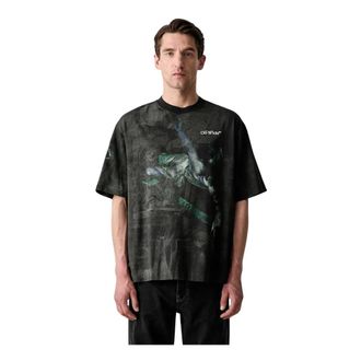 Off-white Dark Caravaggio T-Shirt - - Tops - Herren - Schwarzk - S