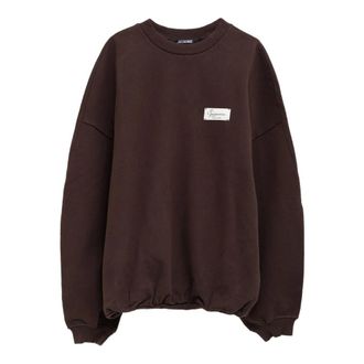 Jacquemus Le Sweatshirt Montaigne - - Sweatshirts & Hoodies - Herren - Braun - S
