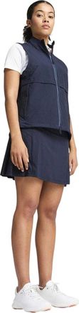 Puma Weste f&uuml;r Damen, Hochleistungsmaterial, Emblem, &Auml;rmellos (Marineblau)