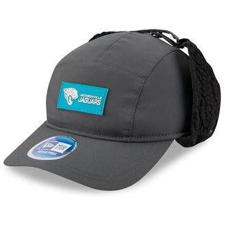 New Era Chapeau réglable pour homme Jacksonville Jaguars 2025 Sideline pour temps froid