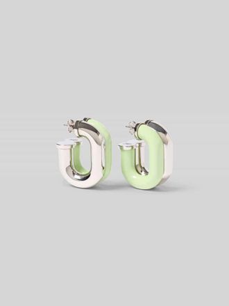 Paco Rabanne Ohrstecker mit Logo-Pr&auml;gung