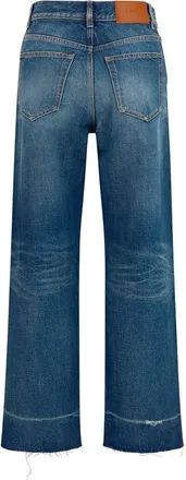 Chlo&eacute; Cotton Bootcut Jeans - Blue