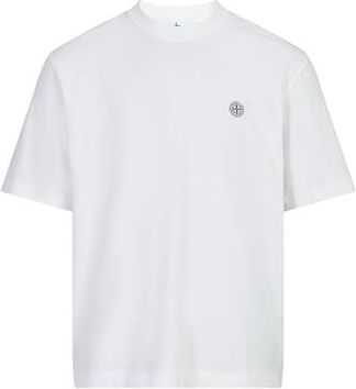 Stone Island Tee-shirt droit col rond en coton