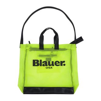Blauer Netz Einkaufstasche Gelb Frau - - Bags - Damen - Gelb - ONE SIZE