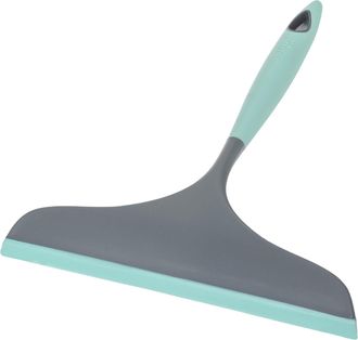 Vigar Vigar Hergo Abzieher Dusche Duschablage zum Hängen, Grau und Türkis, 23,5 x 3,5 x 23 cm