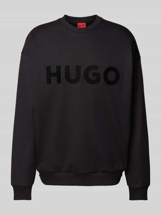 HUGO BOSS Sweatshirt mit Label-Print Modell Dinex