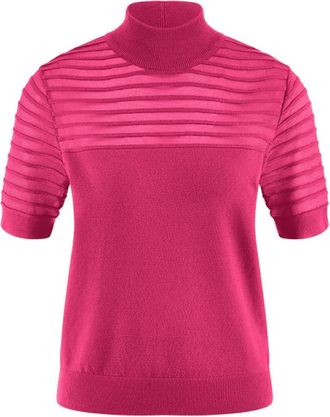 Riani Femme, Pulls, Rose, Taille: 40 FR Chemise &agrave; Col Montant