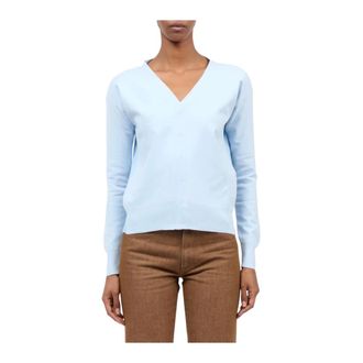 Maison Margiela Femme, Pulls, Bleu, Taille: 42 FR Cardigan