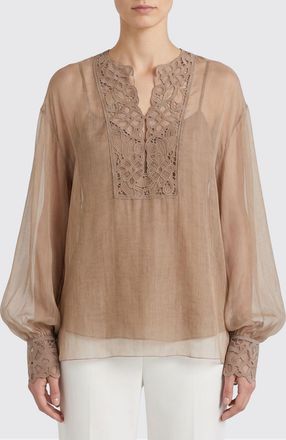 Ermanno Scervino Top Damen Farbe Beige