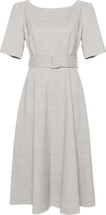 P.A.R.O.S.H. P. A.R. O.S. H. Knielanges Kleid - Grau