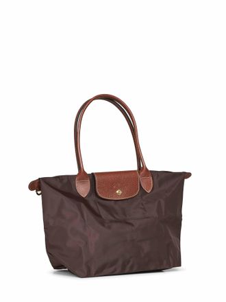 Longchamp Womens Shoulder Bag Le Pliage Mocha Brown Polyamide