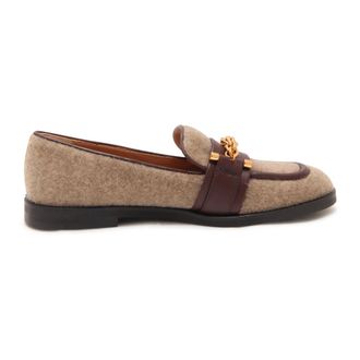 Roberto Festa Milano Filz- und Lederslipper - - Shoes - Damen - Beige - 36 EU