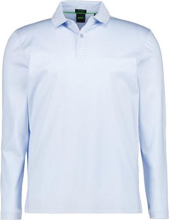 HUGO BOSS Herren Polo-Shirt gr&uuml;n Baumwoll-Jersey
