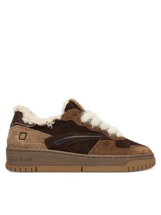 D.A.T.E. Sneakers Torneo Pure Mono W431-TP-MN Braun
