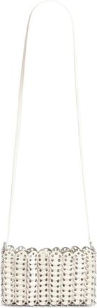 Paco Rabanne Femme, Sacs, Blanc, Taille: ONE Size Sac en Cuir R&eacute;versible Nano Flip