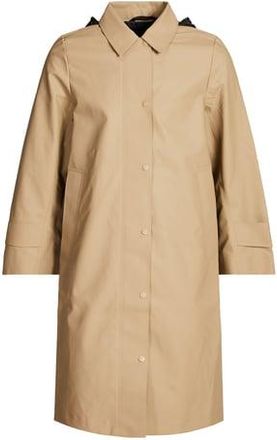 Rains Manteau coupe-vent col classique à capuche amovible