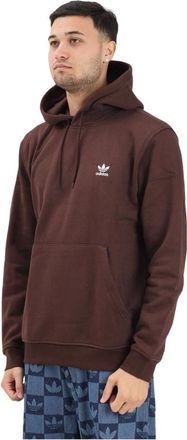 adidas Homme, Sweatshirts et sweats &agrave; capuche, Brun, Taille: M Essential Regular Fleece Sweat &agrave; capuche