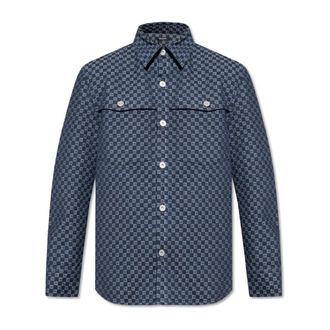Balmain Jeansjacke mit Monogramm - - Jackets - Herren - Blau - M