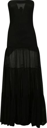 Pinko Pinko, Femme, Robes, Noir, Taille: 42 FR Robe Longue Baveno