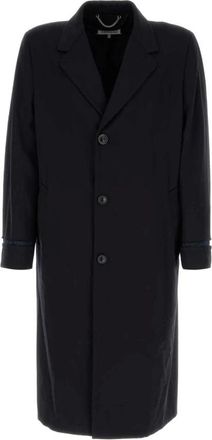 Maison Margiela Femme, Manteaux, Bleu, Taille: 42 FR Wool Coat