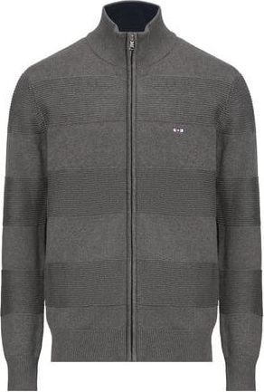 Eden Park Gilet en maille c&ocirc;tel&eacute;e