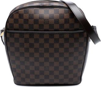 Louis Vuitton Sac bandouli&egrave;re &agrave; carreaux Pre-owned - Femme - Pre-owned - Brun - Taille: ONE Size