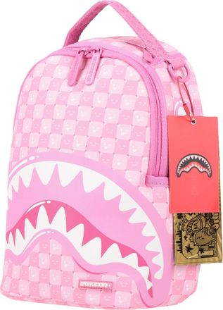 Sprayground PINK NEW CHECK FACES MINI BACKPACK