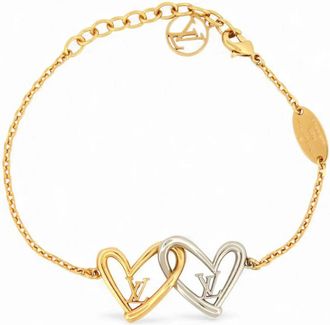 Louis Vuitton Armband - NEUES LOUIS VUITTON HERZ FALLING IN LOVE ARMBAND M - Gr. ONESIZE - in Gold - f&uuml;r Damen