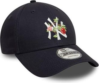 New Era New York Yankees 9forty Casquette réglable pour femme League Essential, Bleu Ny, Taille unique