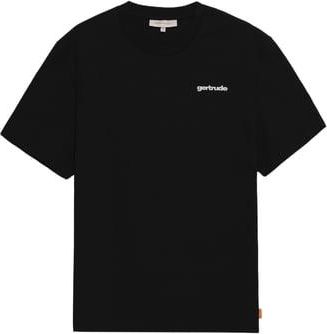 Gertrude T-shirt Leonstripe droit col rond imprim&eacute; en coton