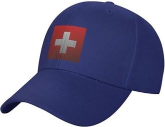 Generic Casquette Baseball Drapeau De La Suisse Chapeau De Papa Casual,Confortable Casquette De Baseball pour Golf Tennis Et&eacute;