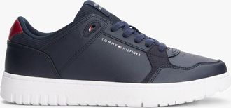 Tommy Hilfiger Chaussures de basket multitextures crant&eacute;es avec cuir
