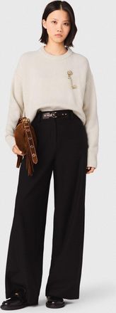 Maje Weite Anzughose - Schwarz - Maje