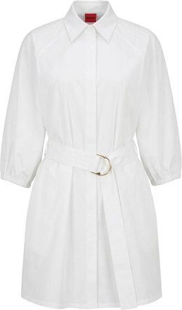 HUGO BOSS Damen Hemdblusenkleid