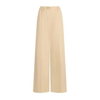 Patou Femme, Pantalons, Beige, Taille: 40 FR Pantalon &agrave; Taille &Eacute;lastiqu&eacute;e