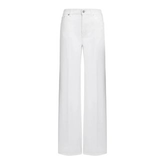 Dondup Amber Wide Leg Jeans - - Trousers - Damen - Wei&szlig; - W30