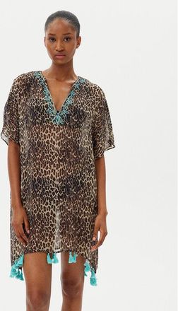 Lola Casademunt Strandkleid LS2516051 Braun Relaxed Fit