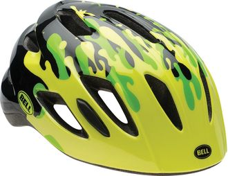 Bell Bell Kinder Fahrradhelm Zipper, Pop Green Splat, 47-54 cm, 210096003