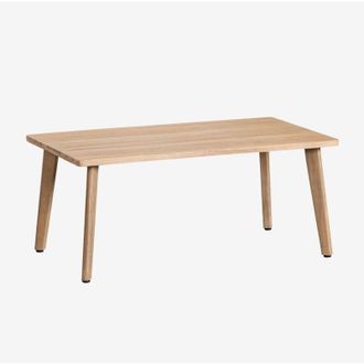 Sklum Sklum - Rechteckiger Garten-Couchtisch 90x50 cm aus Kaela-Akazienholz Helles Akazienbraun