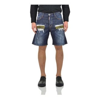 Dsquared2 Homme, Shorts, Bleu, Taille: XS Short en jean style vintage