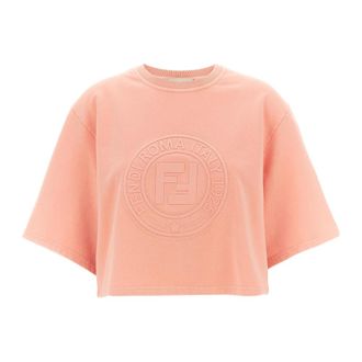 Fendi 3D Roma Sweatshirt - - Sweatshirts & Hoodies - Damen - Rosa - S