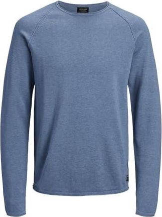 Jack & Jones JJEUNION Col Rond en Tricot Noos 12137172 pour Homme, Infinity/Melange, XXXL