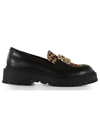 Liu Jo Mocassins Track en Cuir Rumi 34 | 5BLDSSF5057PX163 S1068 Noir, Noir, 38 EU
