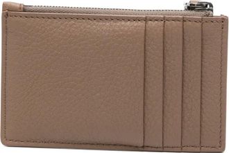 Brunello Cucinelli Womens Monili-Embellished Leather Card Holder Ss26 W