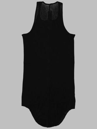 Rick Owens Basic Rib Cotton Tank Top - Black