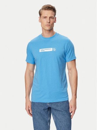 Karl Lagerfeld T-Shirt A1M17112 Blau Slim Fit