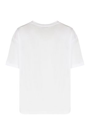 Toteme Womens T-Shirt Cotton Blend White Lyocell T-Shirts & Jerseys