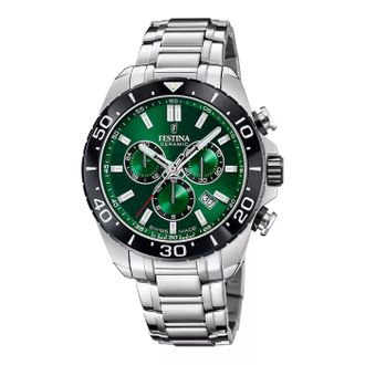 Festina Uhren - Chrono Uhr - Gr. unisize - in Silber - für Damen